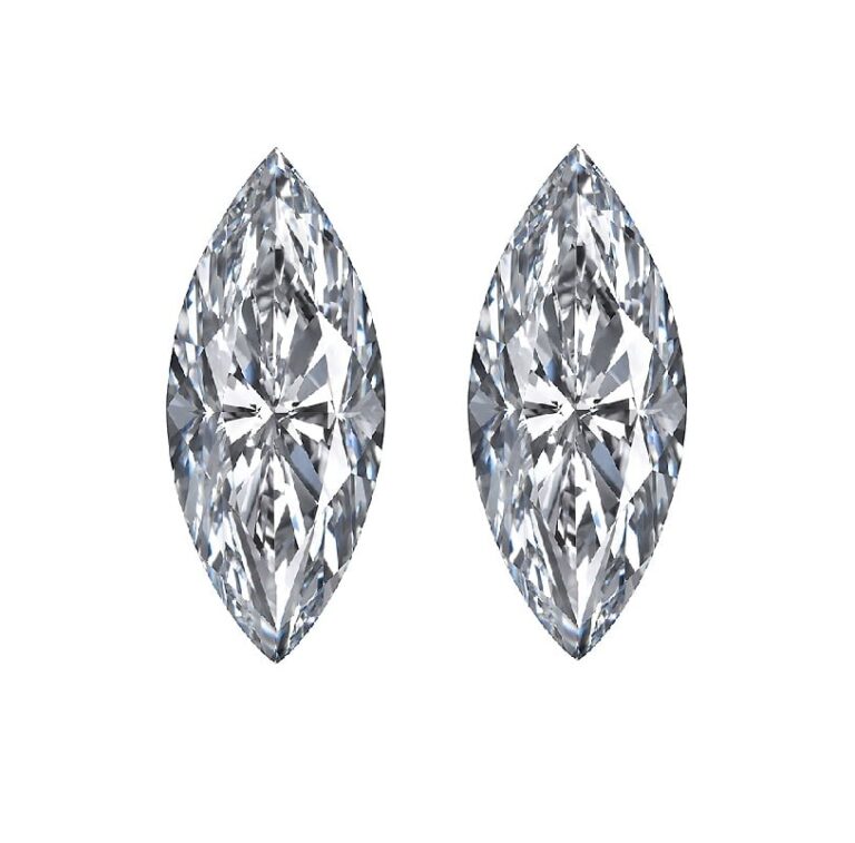 Epaulette Cut Diamond Pairs for 3 Stone Engagement Rings