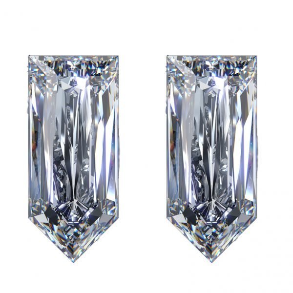 Bullet Cut Diamond Side Stones for Earrings, Engagement Rings